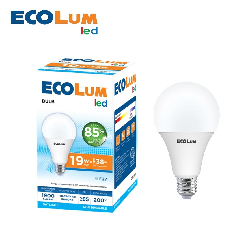 ECOLUM LED BULBS DAYLIGHT ORIGINAL | Shopee Philippines