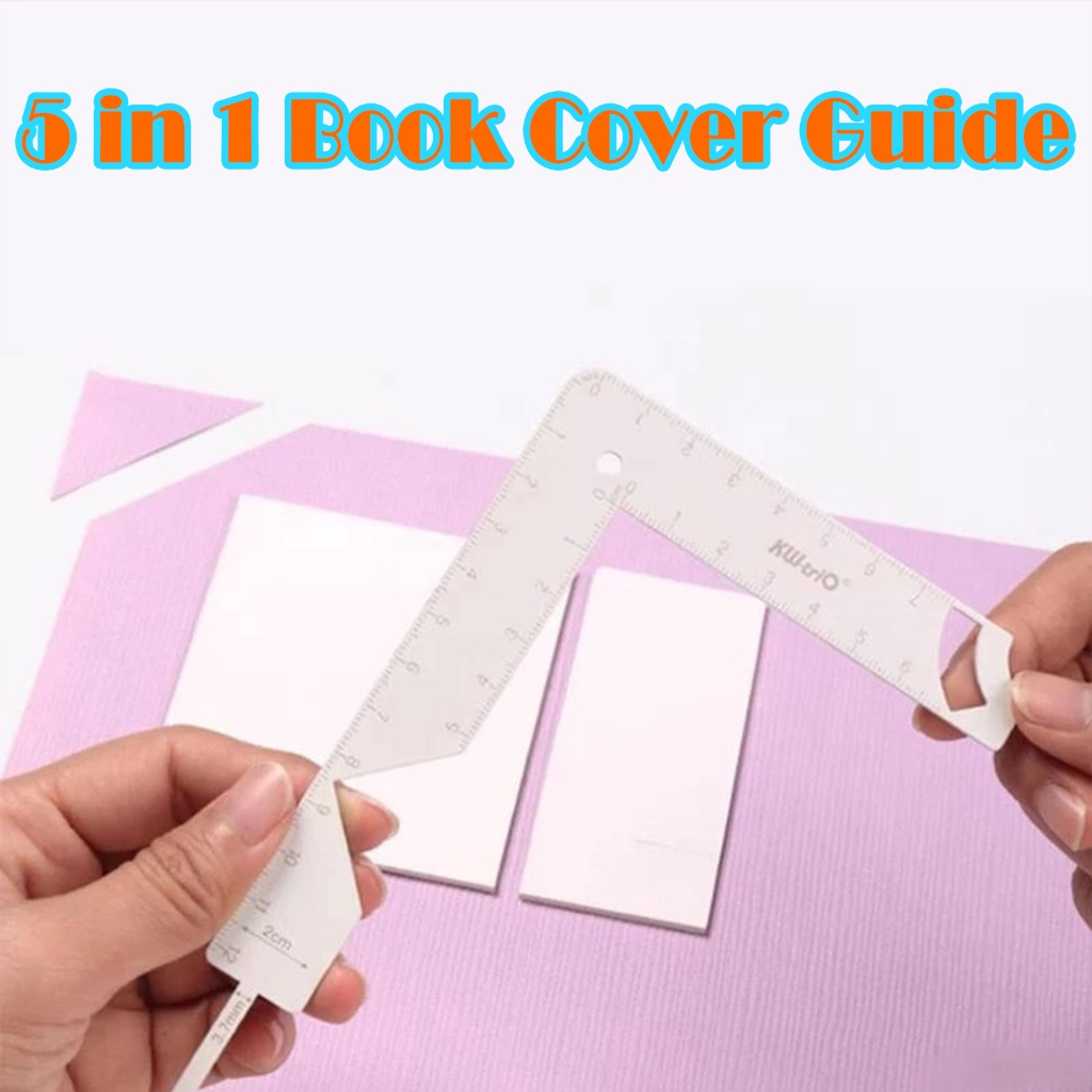 Bookbinding Cover Tool 5 in 1 Book Cover Guide Stainless Steel Metal ...