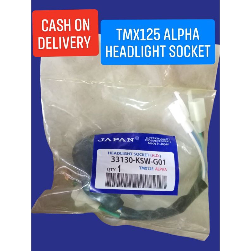 TMX125 ALPHA HEADLIGHT SOCKET (HEAVY DUTY) | Shopee Philippines