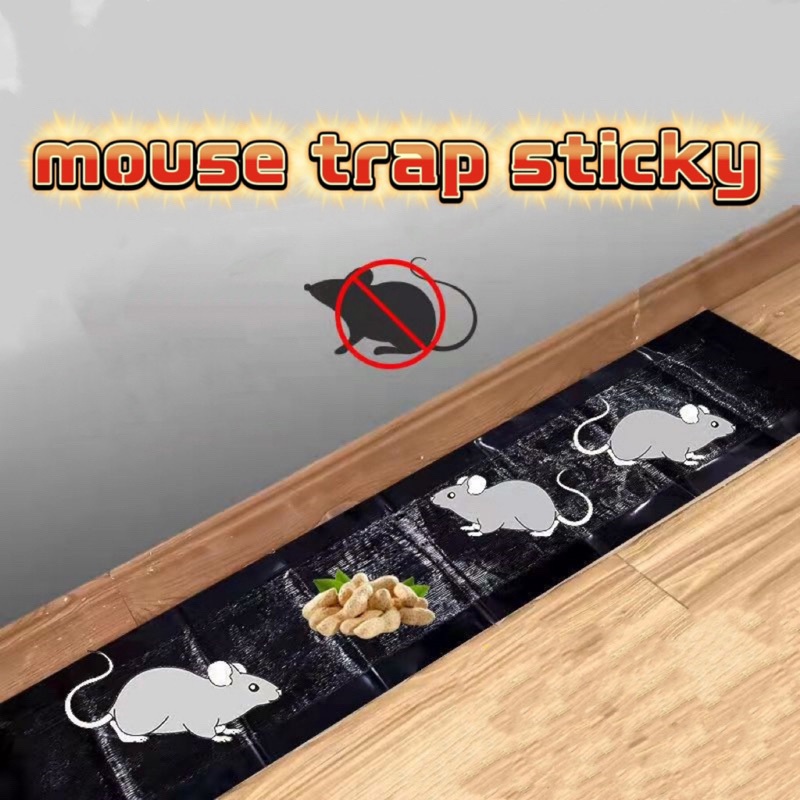 Big Sticky Mice Glue Trap 1.2M Mouse Board High Effective Rodent Rat ...