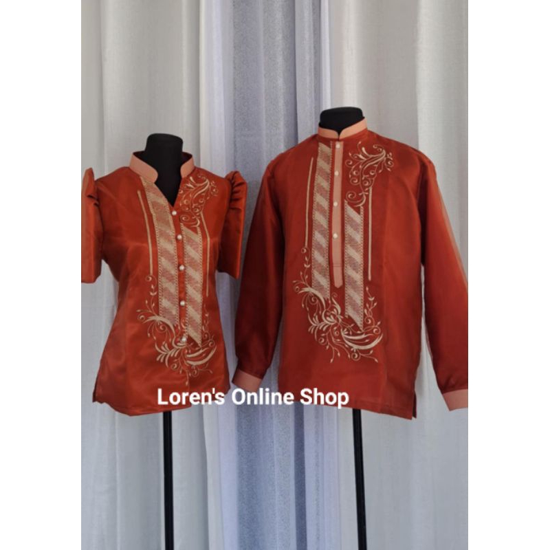 Colored Barong and Filipiniana Blouse | Shopee Philippines