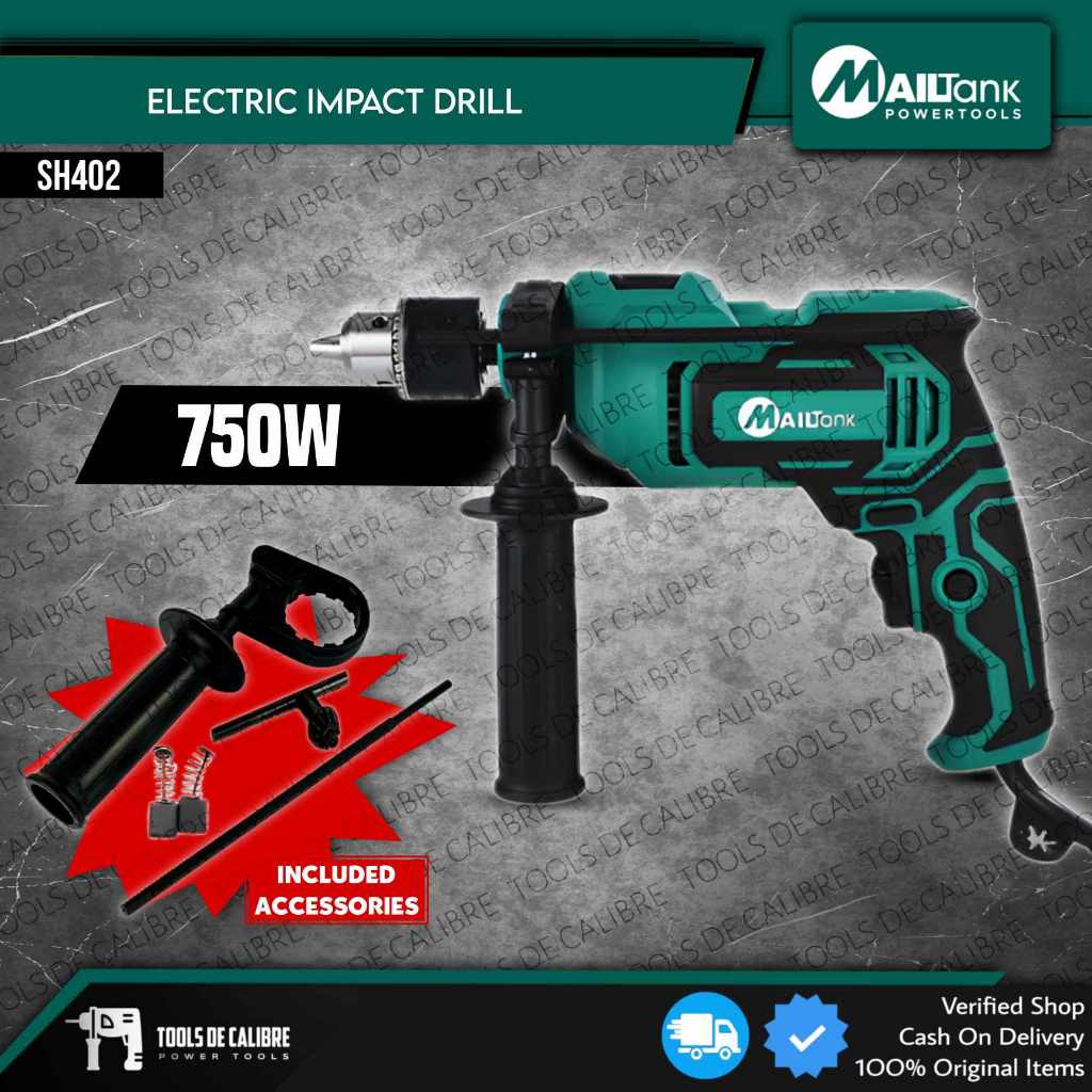MAILTANK Electric Impact Drill 750W SH402 | Shopee Philippines