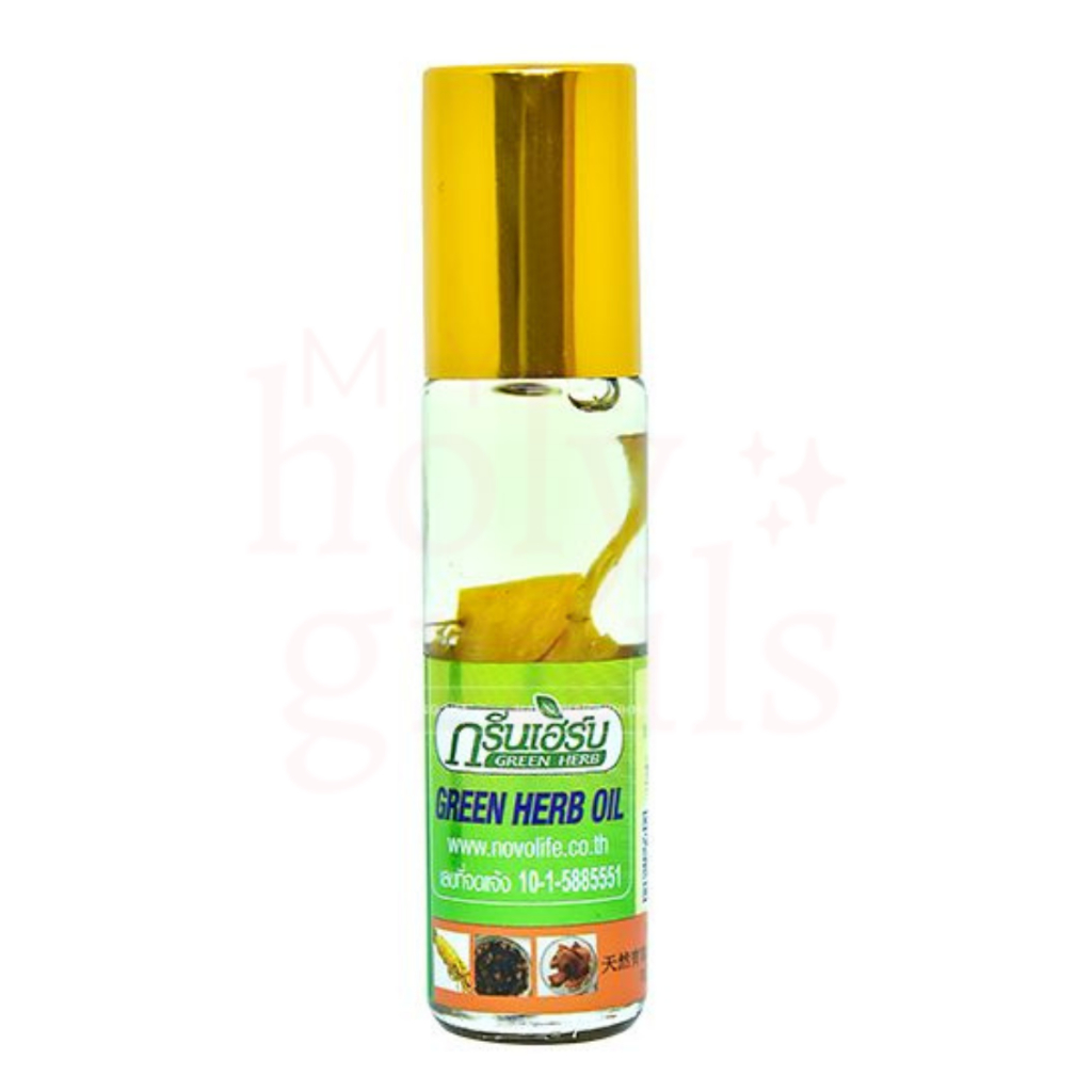 Green Herb Oil Ginseng Root Aroma Oil Roll On Original Thailand ...
