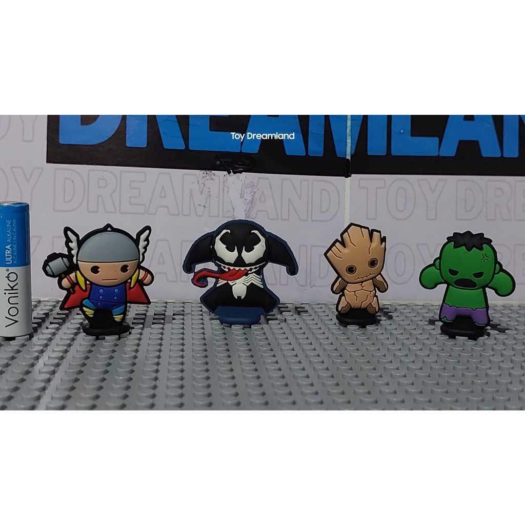 Marvel Chibi Rubber Complete with base | Shopee Philippines