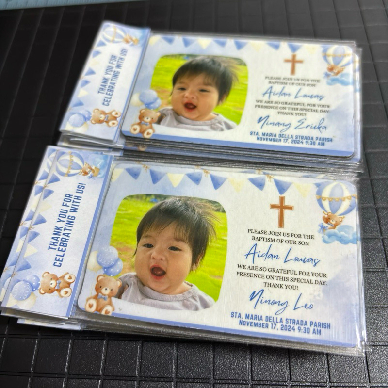 kraftitaph Personalized Ref Magnet for Christening Baptism Birthday ...