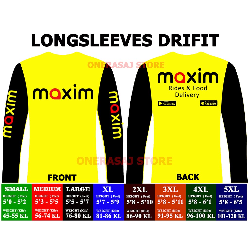 MAXIM UNIFORM JACKET/LONGSLEEVES | Shopee Philippines