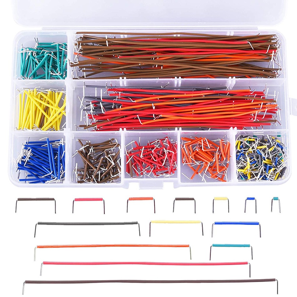 840pcs Shape Shield Breadboard Jumper Wire Kit Electrical Wires ...