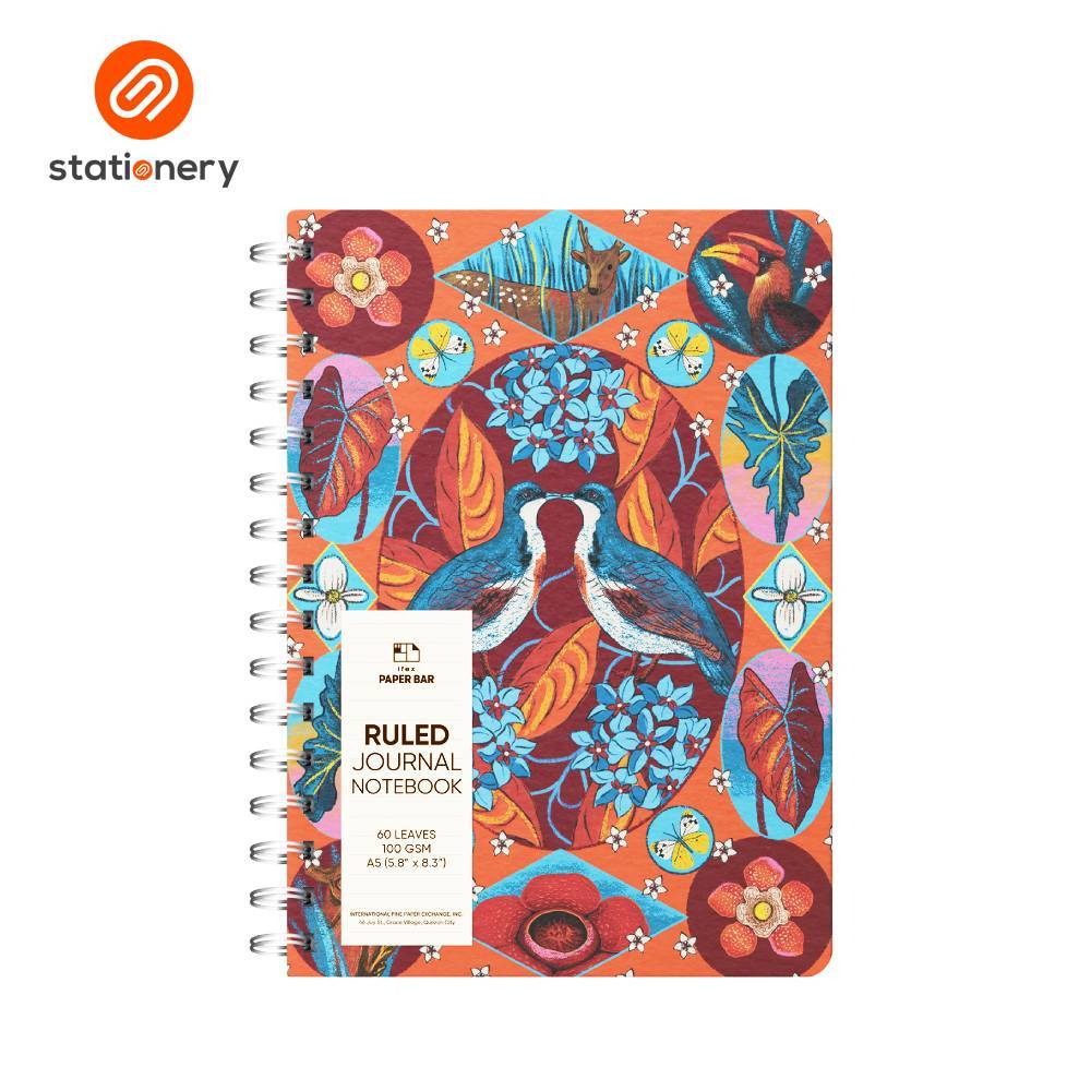 Spiral Ruled Journal Notebook A5 - The Flora and Fauna of the ...