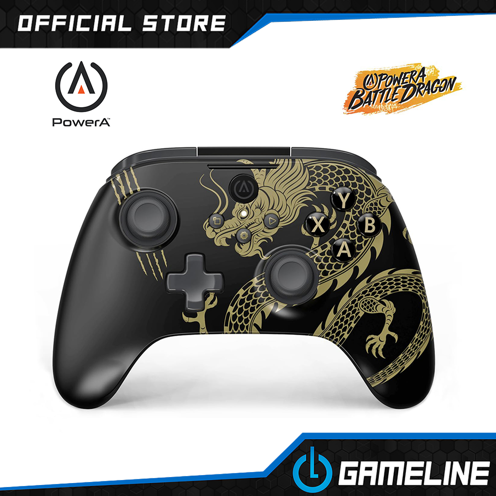 PowerA Wireless Battle Dragon Advance Controller for PC - Golden Dragon ...