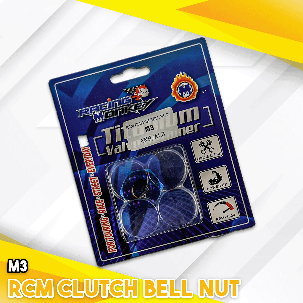 RACING MONKEY (RCM) CLUTCH BELL NUT FOR M3 | Shopee Philippines