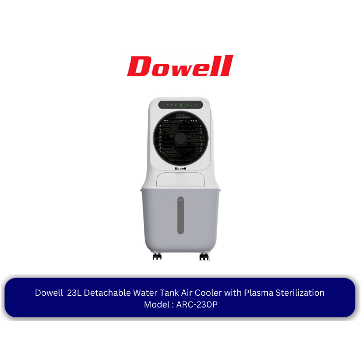 Dowell Air Cooler With Plasma Sterilization 23L Detachable Water Tank ...