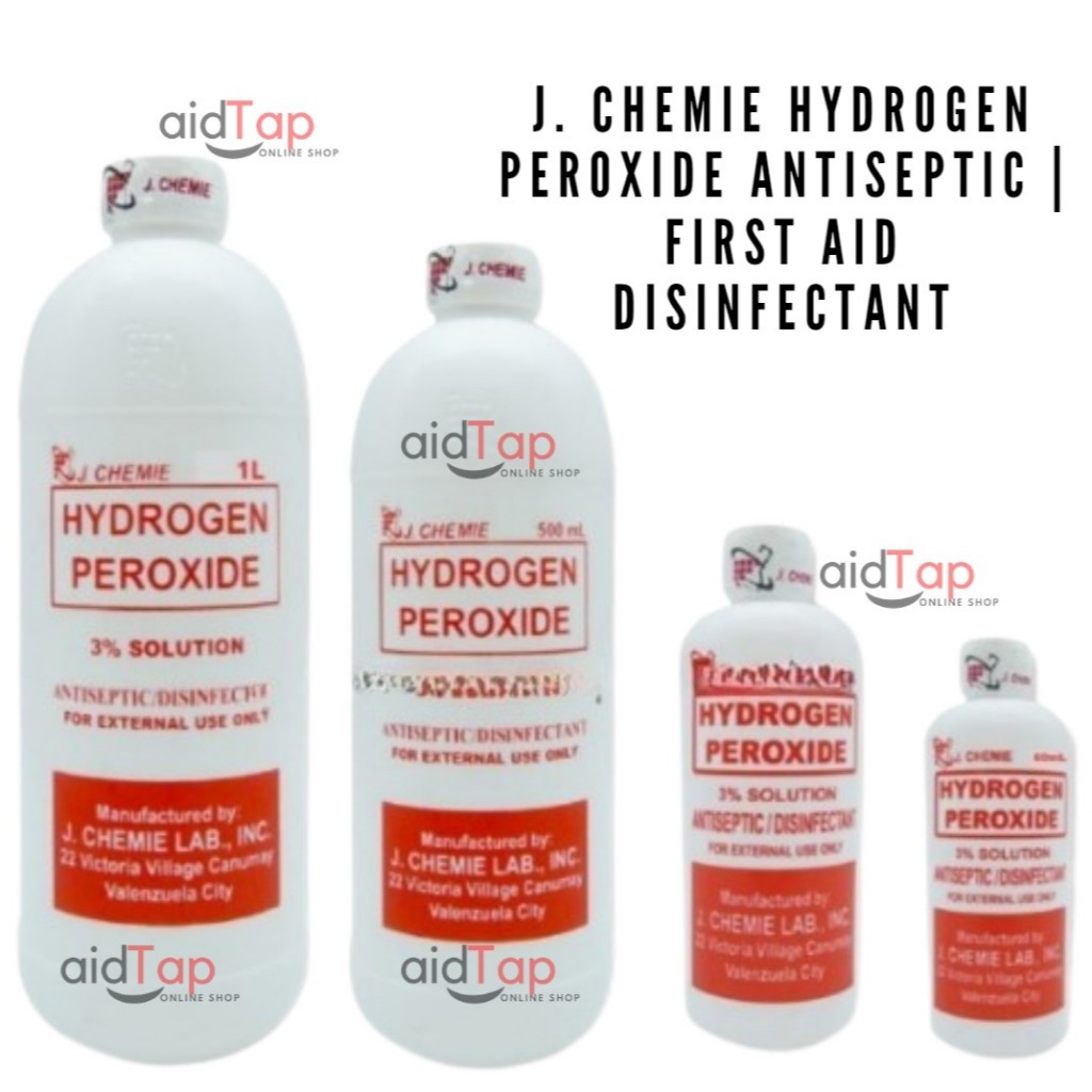(AT-J) J. Chemie Hydrogen Peroxide Antiseptic | First Aid Disinfectant ...