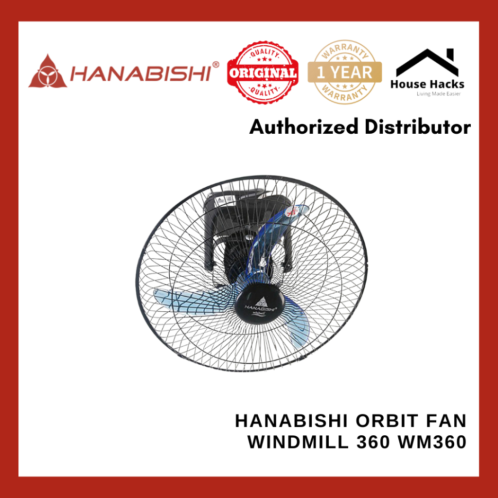 Hanabishi Orbit Fan Windmill 360 WM360 | Shopee Philippines