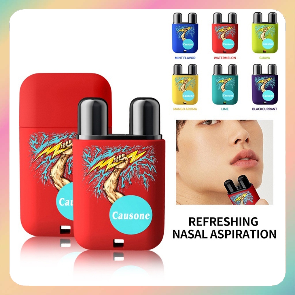 Nasal Herbal Box Liver Cleansing Nasal Herbal Double-hole Refreshing Stick Cool Oil Nose ...