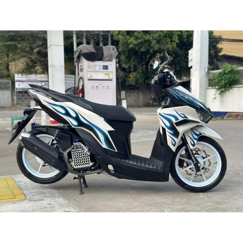 Click V3 Big Fire Sticker Decals | Shopee Philippines