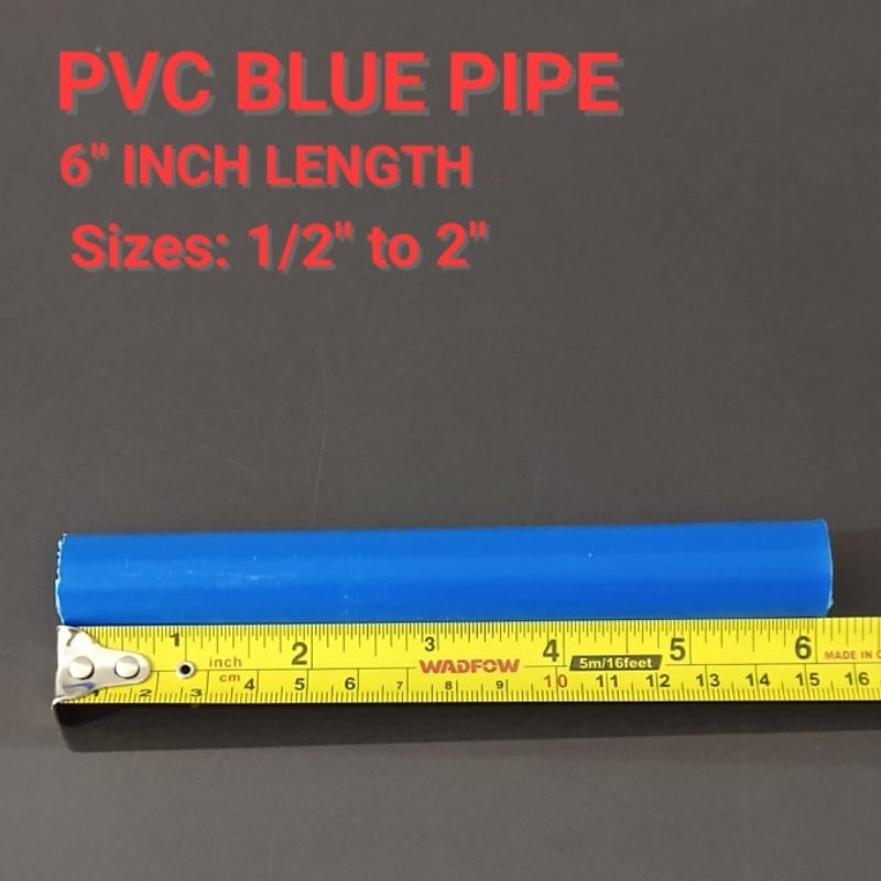 BIOPIPE PVC BLUE PIPE SOLD LENGTH 4 INCH AND 6 INCH | SIZES DIAMETER 1/ ...