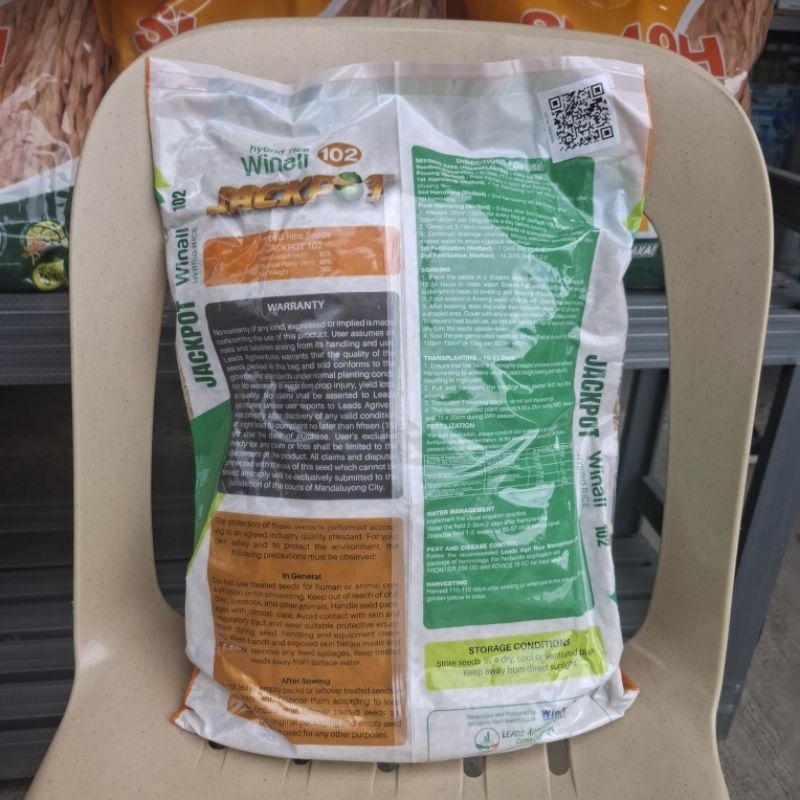 JACKPOT 102 Hybrid Rice Seeds 3kls by Leads Agri | Shopee Philippines