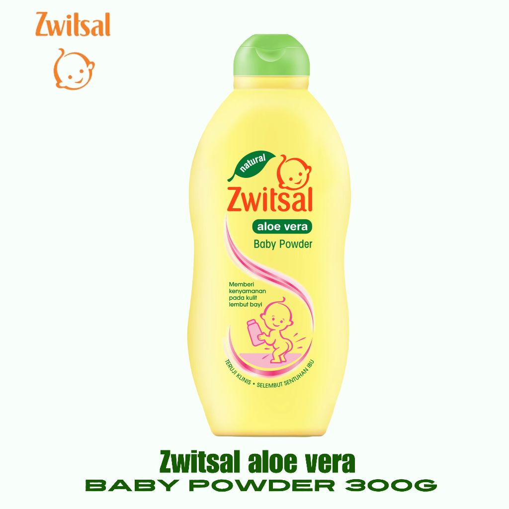 Zwitsal ALOE VERA BABY POWDER 300g | Shopee Philippines
