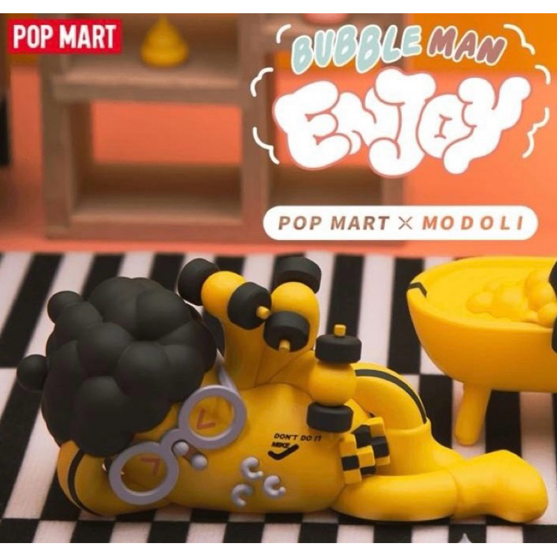 POP MART Bubbleman Enjoy Modoli Designer Art Toy Figure by PopMart ...