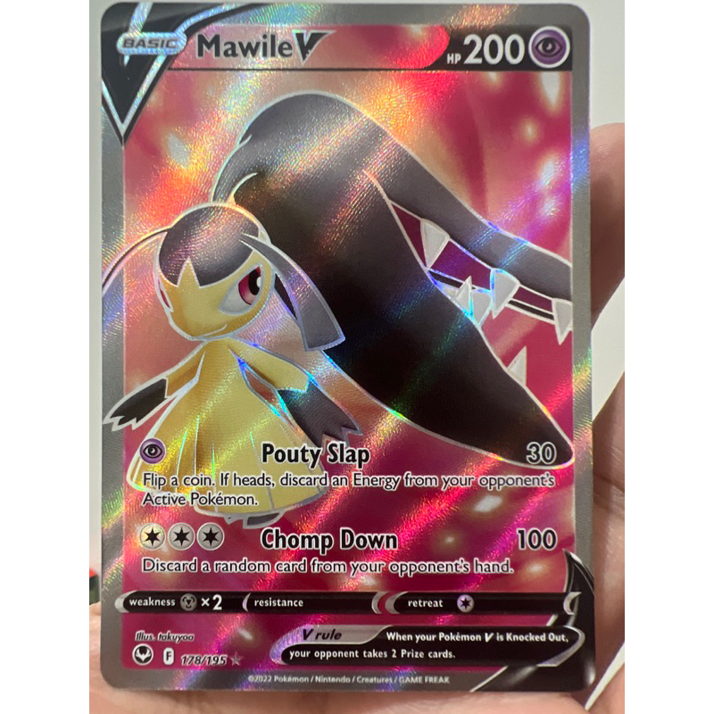 Mawile V - 178/195 - Full Art Ultra Rare Sword & Shield: Silver Tempest - Pokemon TCG | Shopee ...