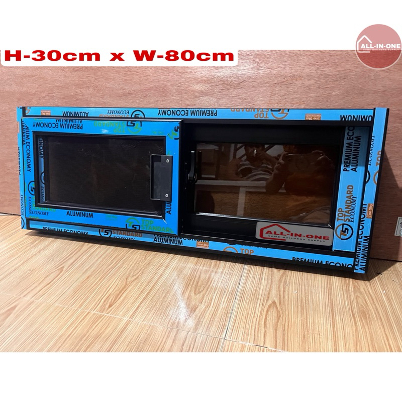 Sliding Window with Screen H-30cm W-80cm | Shopee Philippines