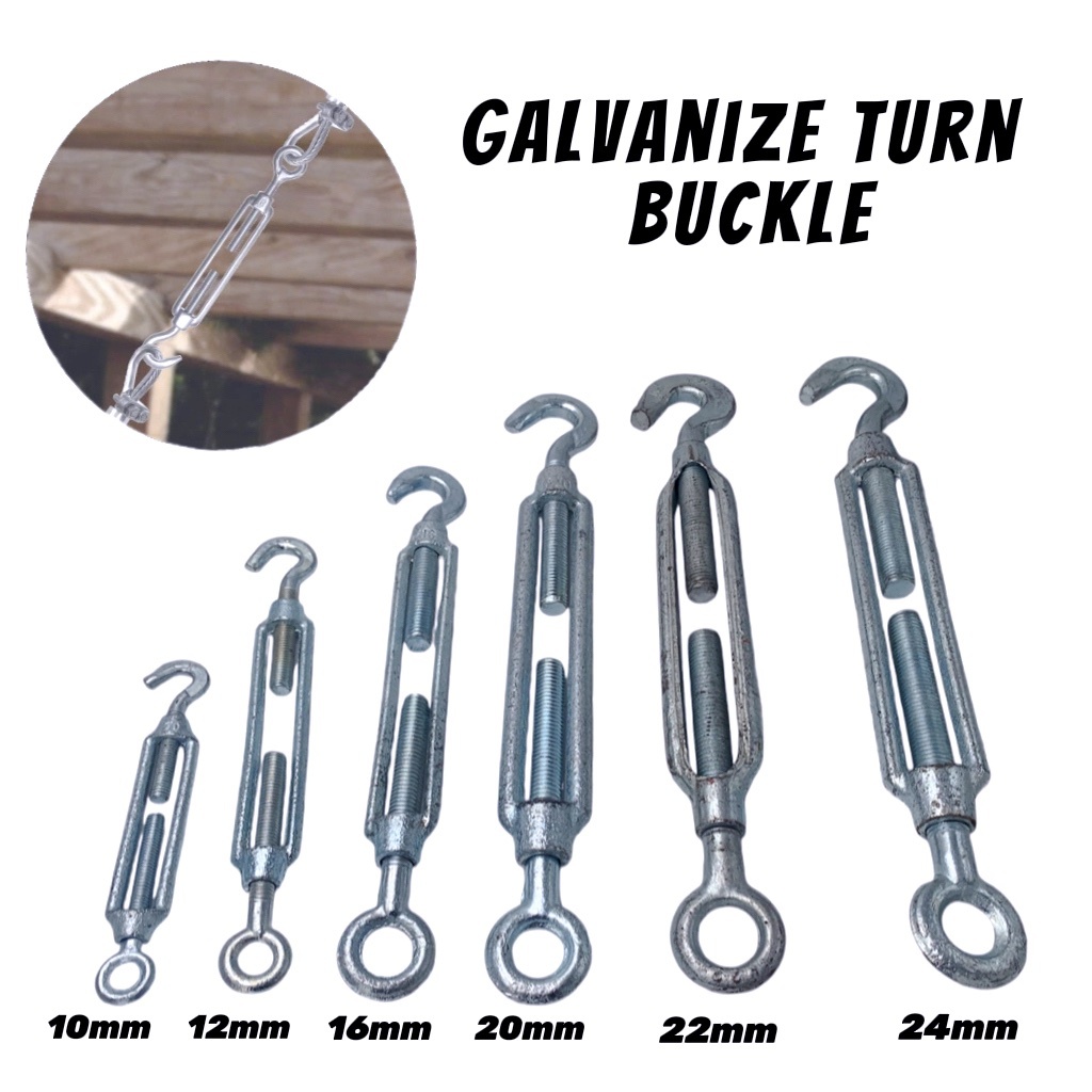 Galvanize turn Buckle wire rope tensioner / G.I TurnBuckle 10mm,12mm ...