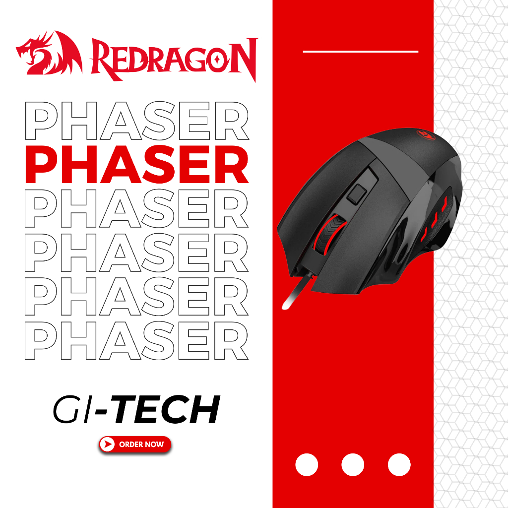 REDRAGON M609 PHASER GAMING MOUSE | Shopee Philippines