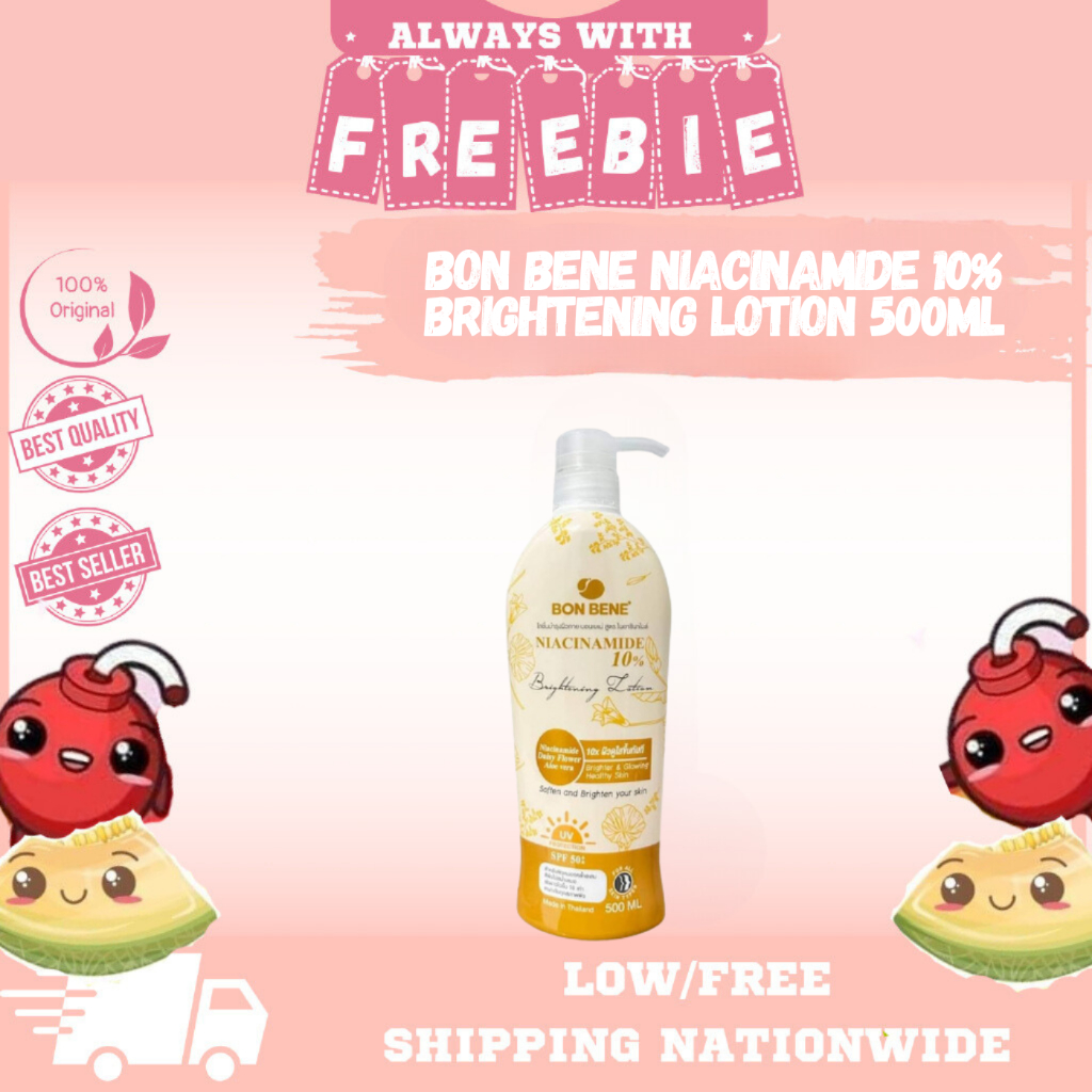 BON BENE NIACINAMIDE 10% BRIGHTENING LOTION 500ML | Shopee Philippines