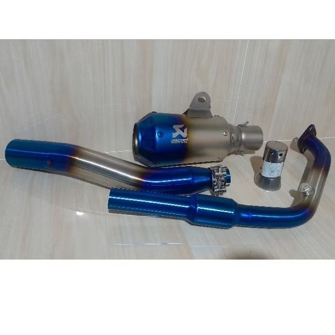 akrapovic full system titanium blue sets for MT15/R15v3v4/XSR155 [COD ...