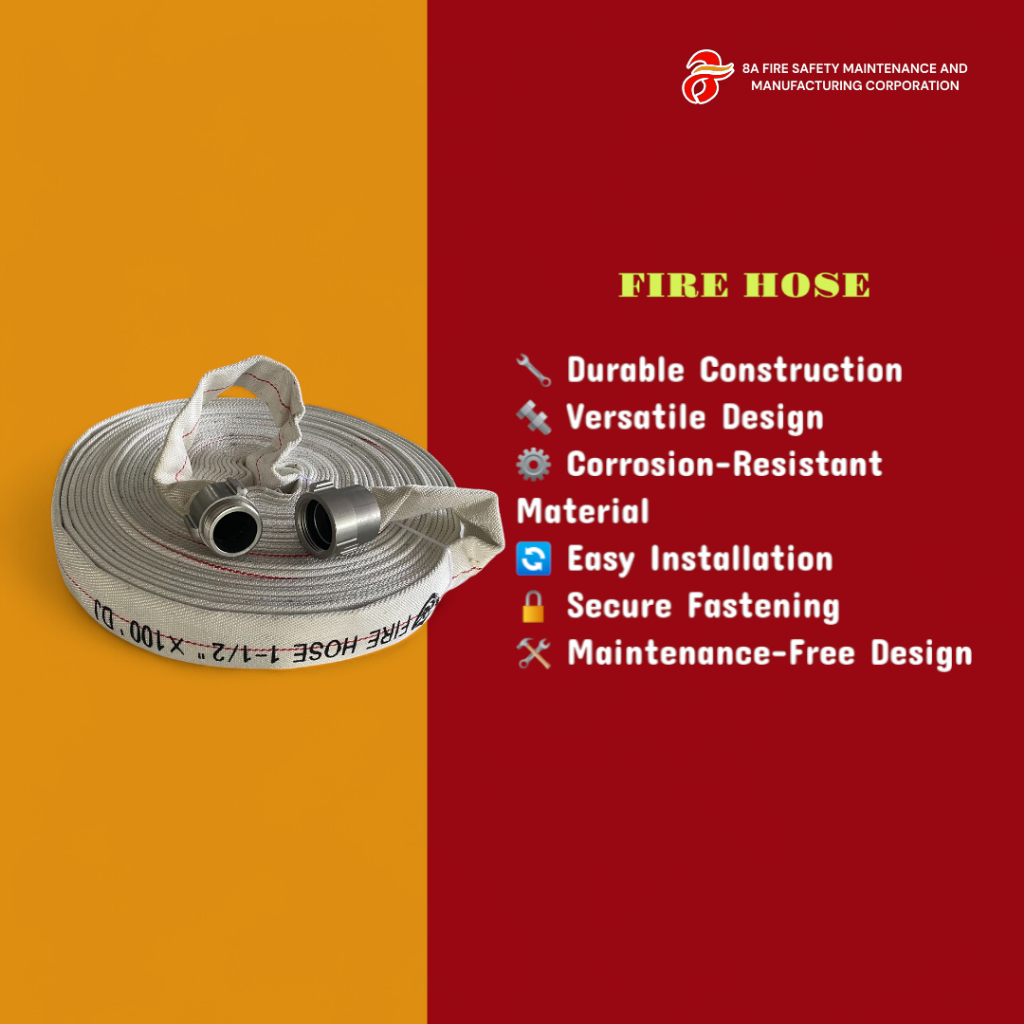 1-1/2" x 100' Fire Hose – Heavy-Duty Firefighting & Industrial Use ...