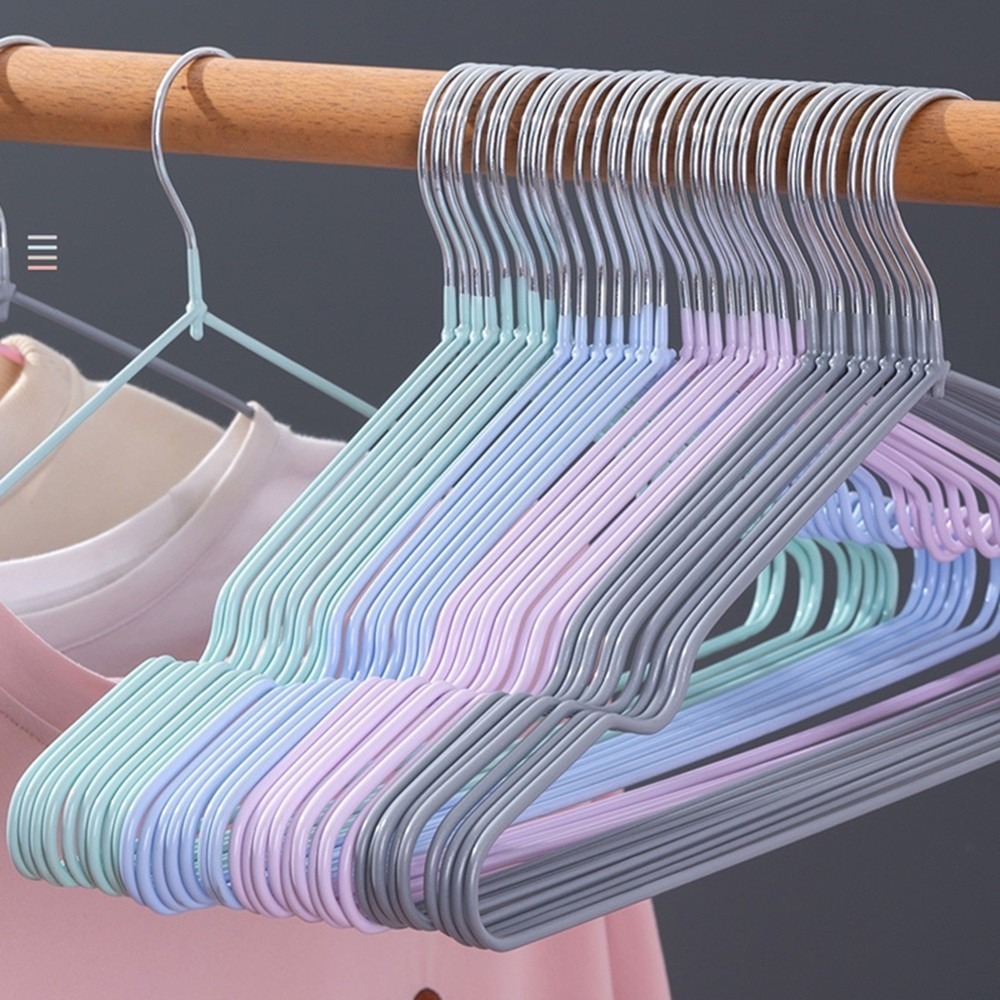 10PCS/Lot hanger Stainless Steel Drying Hanger Strong Cloth Hangers ...