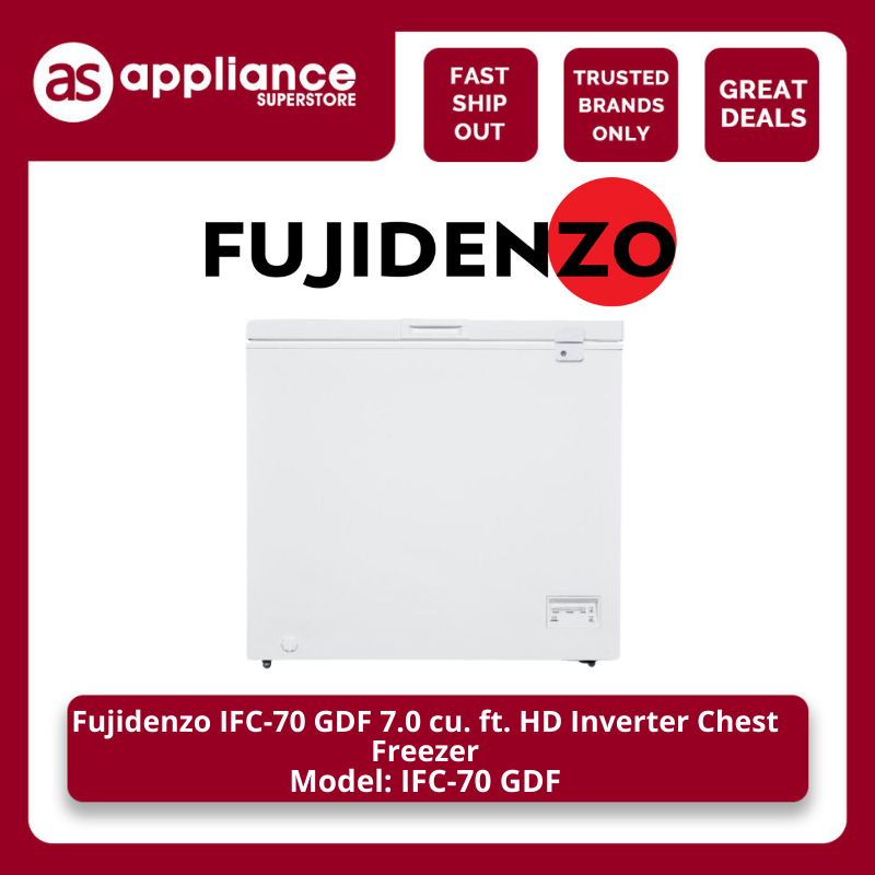 Fujidenzo IFC-70 GDF 7.0 cu. ft. HD Inverter Chest Freezer | Shopee ...