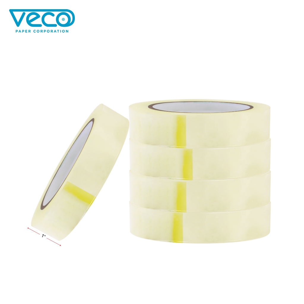 Stationery Tape Clear 5pcs/set (available sizes: 1" 24x50M & 3/4 ...