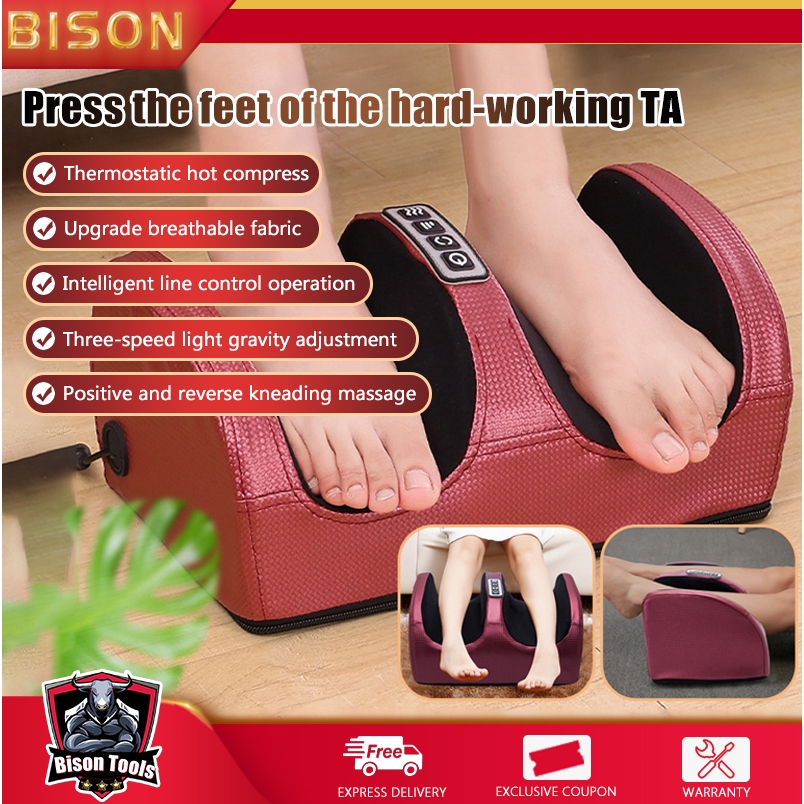 Electric Foot Massager Remote Control heating Leg Relax Massager ...