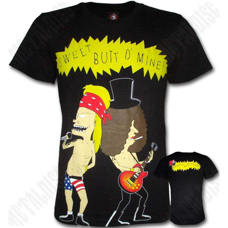 Vintage Style Rockband Tees Beavis and Butthead Sweet Butt O’ Mine ...