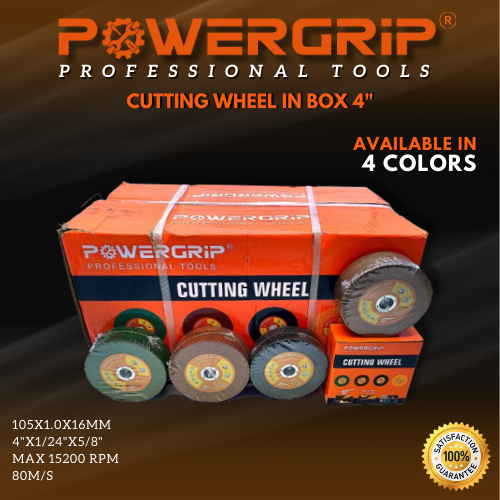 POWERGRIP ALL LEVEL CUTTING DISC 4" INCH FOR METAL/STAINLESS STEEL ...