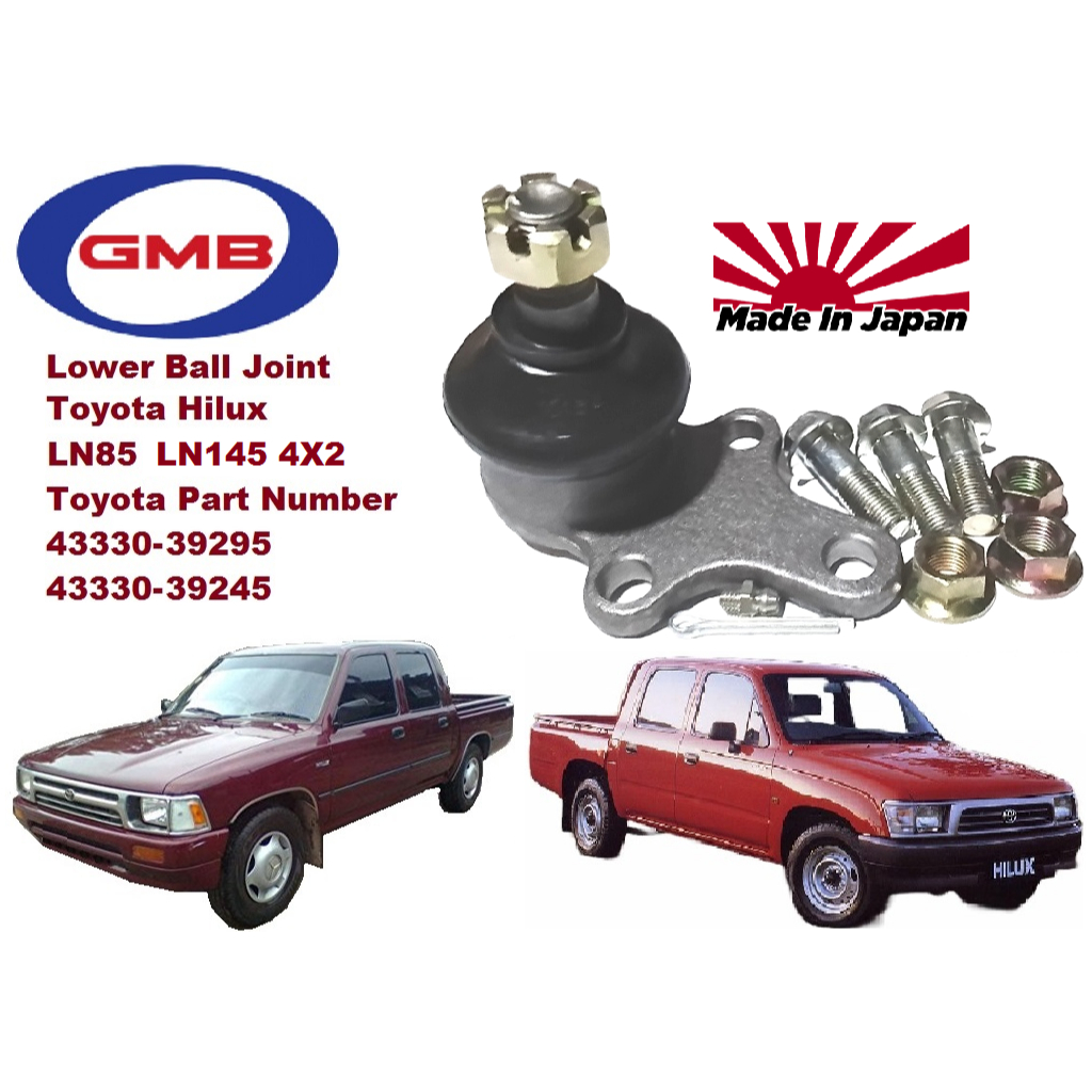 Lower Ball Joint Toyota Hilux LN85 LN145 GMB Sold As One Piece | Shopee ...