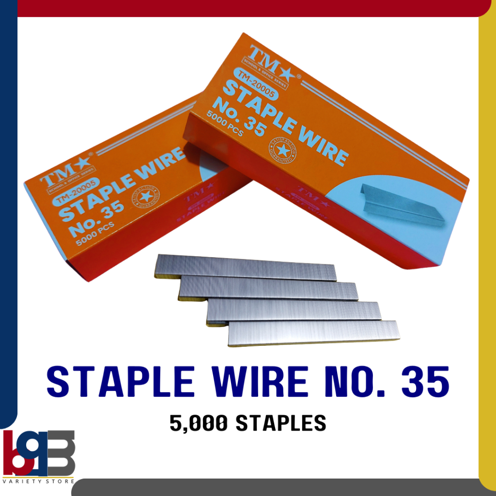 Staple Wire Number 10 and Number 35 (1,000 staples and 5,000 staples ...