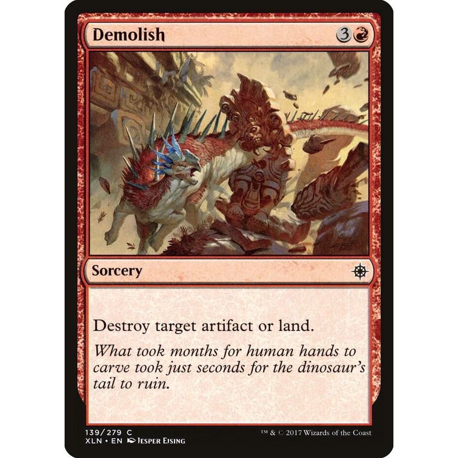 Magic the Gathering : Demolish - XLN - MTG RED Sorcery | Shopee Philippines