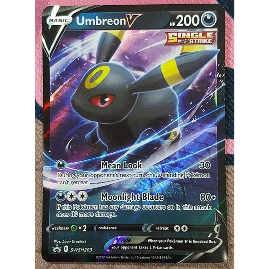 UMBREON V Sword and Shield Promo Pokemon TCG | Shopee Philippines