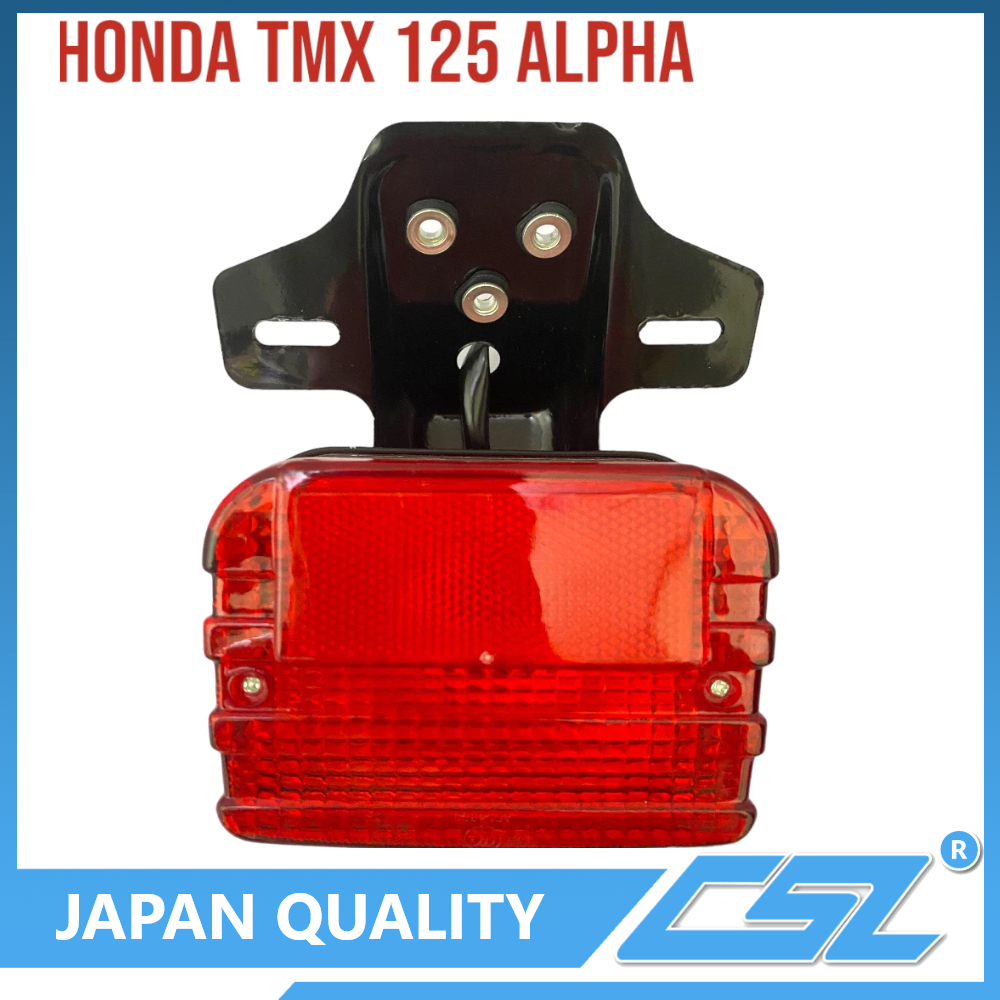 CSL TMX125 Alpha MOTORCYCLE TAIL LIGHT WITH BRACKET Assembly with Bulb ...