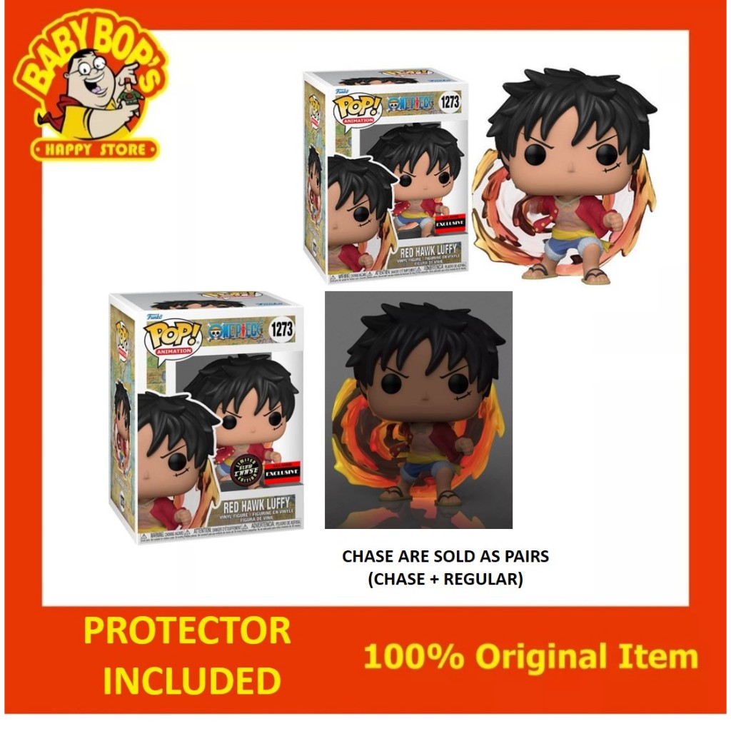 Funko Pop! Animation: One Piece Red Hawk Luffy Vinyl Figure (Regular ...