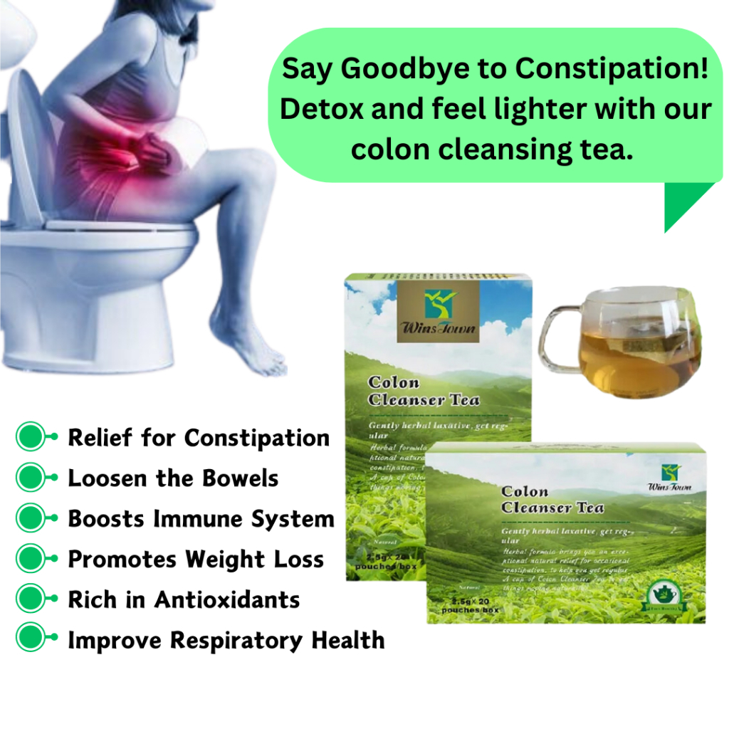 Colon Detox Tea Cleanser Supplement for Constipation, Bloating Relief ...