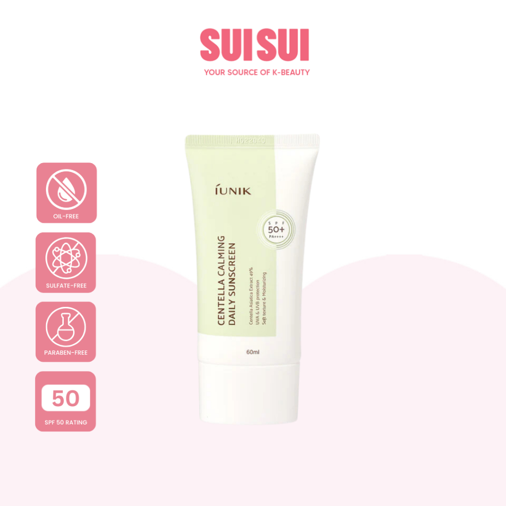 iUNIK Centella Calming Daily Sunscreen SPF50+ PA++++ 60ml | Shopee ...