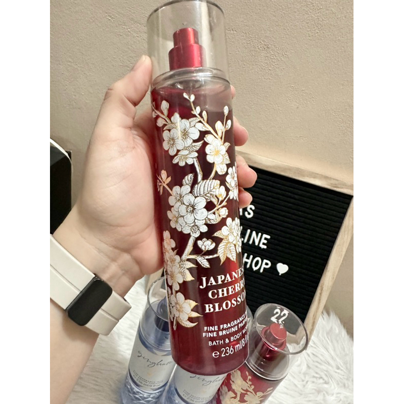 Original Bath and Body Japanese Cherry Blossom Fragrance Mist 236ml | Shopee Philippines