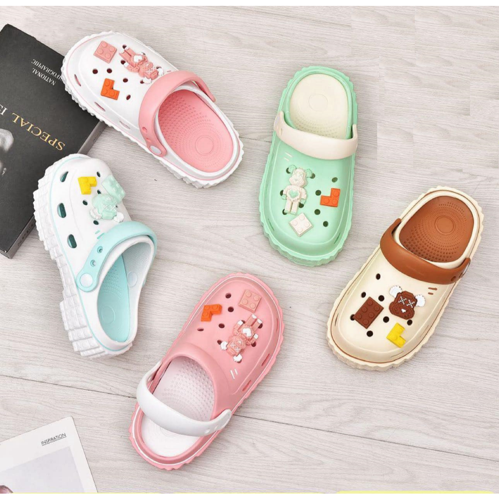 NEW AFFORDABLE PASTEL COLOR CLOG SLIPPERS FOR KIDS | Shopee Philippines