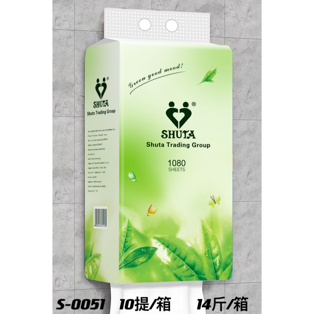 Pull-Down Type Tissue 1080 Sheets Shuta Good Quality Large Serve Tissue ...