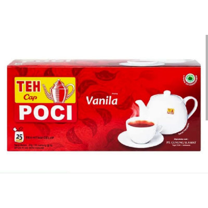 POCI Black tea with Vanilla flavor 25pcs(1box) HALAL | Shopee Philippines