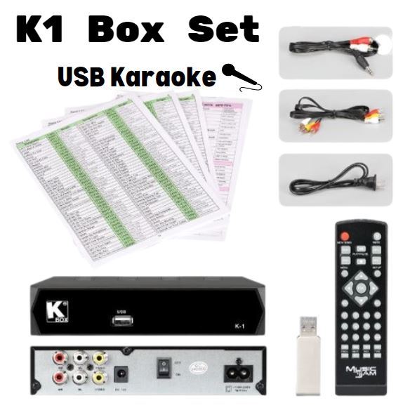 K-BOX Set Digital Karaoke Mini USB Player With 300 Plus new Update ...