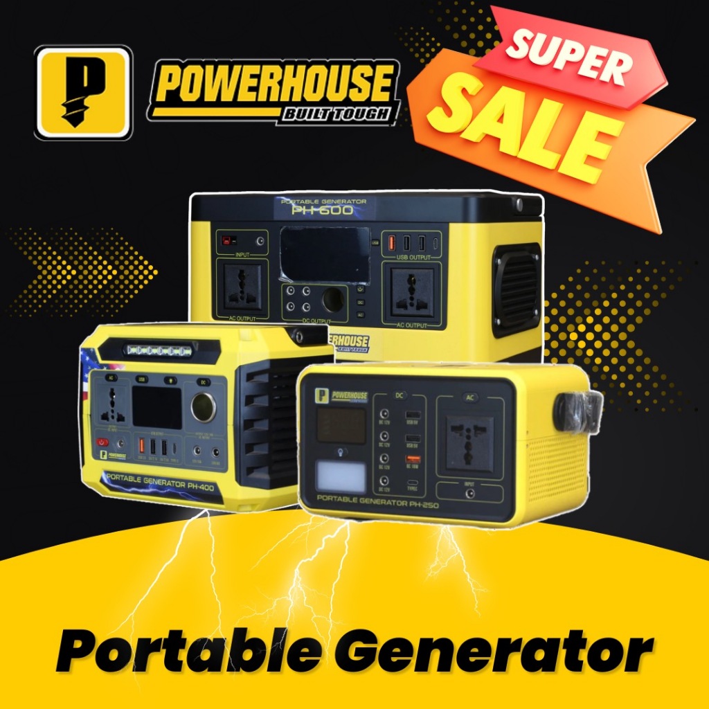 POWERHOUSE Li-ion Portable Electric Generator PH-250 • Tm ss | Shopee ...